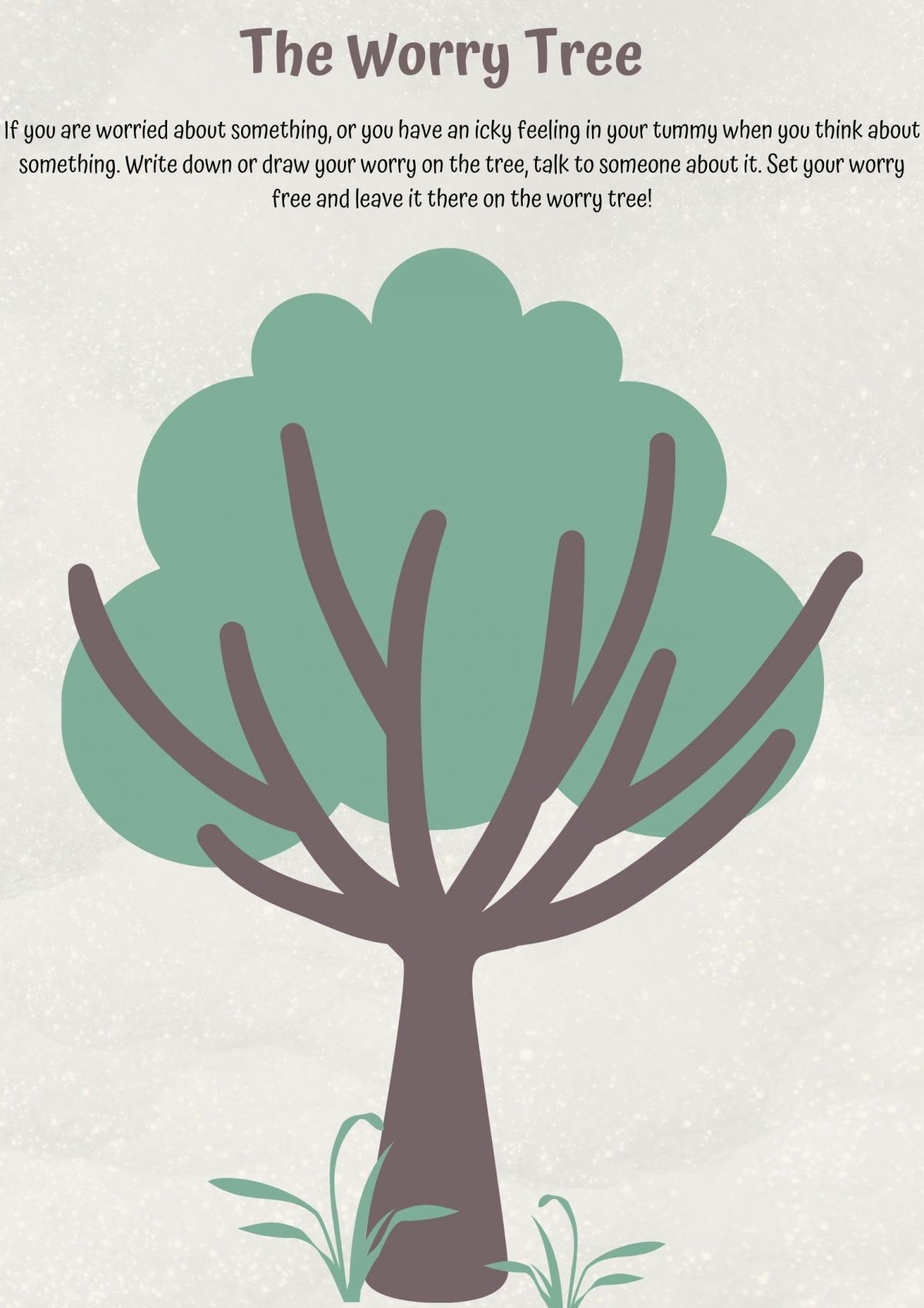 Worry Tree (downloadable PDF) | Quinn Education Development (QED) Limited